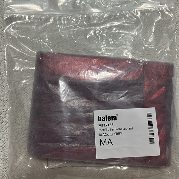 balera | Other | Metallic Zip Front Leotard By Balera Dance Costume ...